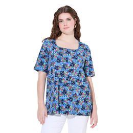 Ulla Popken Shirt in royalblau | Gr.: 58-60