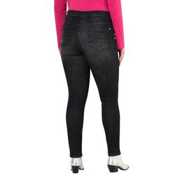Ulla Popken Jeans in black | Gr.: 42 - Kurzgr&ouml;&szlig;e