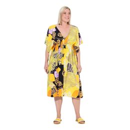 Ulla Popken Strandkleid in schwarz | Gr.: onesize