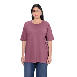 Ulla Popken Shirt in klassisch dunkle rose | Gr.: 58-60