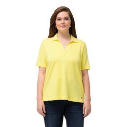 Ulla Popken Shirt in zitronengelb | Gr.: 42-44