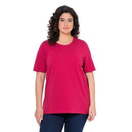 Ulla Popken Shirt in dunkle himbeere | Gr.: 46-48