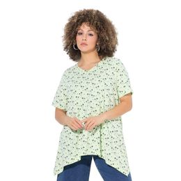 Ulla Popken Shirt in helles lime | Gr.: 50-52