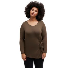 Ulla Popken Shirt in schilfgr&uuml;n | Gr.: 46-48