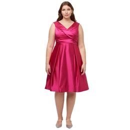 Ulla Popken Midikleid in orientpink | Gr.: 52 - Normalgr&ouml;&szlig;e