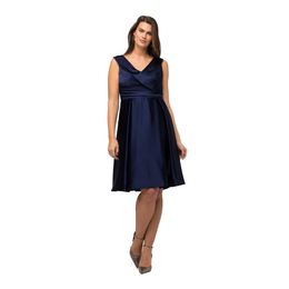 Ulla Popken Midikleid in nachtblau | Gr.: 48 - Normalgr&ouml;&szlig;e