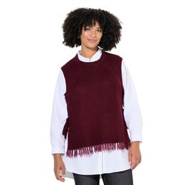 Angel of Style Pullunder in dunkel weinrot | Gr.: 54-56