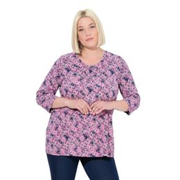 Ulla Popken Shirt in tintenblau | Gr.: 42-44