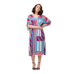 Ulla Popken Midikleid in salsarot | Gr.: 46-48