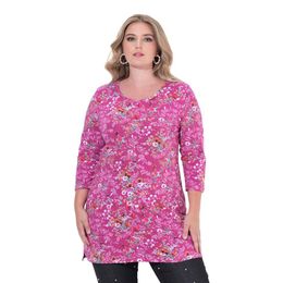 MIAMODA Shirt in dunkles malve | Gr.: 42