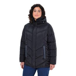 Ulla Popken Steppjacke in schwarz | Gr.: 50-52