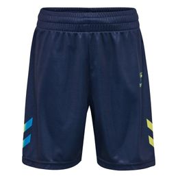 Hummel Kurze Hose Hmlshimmer Kinder in DRESS BLUES/LIMEADE | Gr.: 134