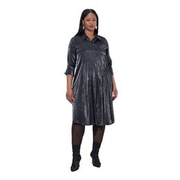 Ulla Popken Midikleid in schwarz | Gr.: 42-44
