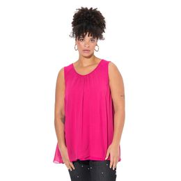 MIAMODA Strick-Top in hibiskuspink | Gr.: 54
