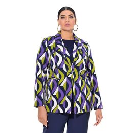 Ulla Popken Jerseyblazer in marine | Gr.: 58-60