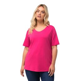 Ulla Popken Shirt in fuchsia pink | Gr.: 54-56