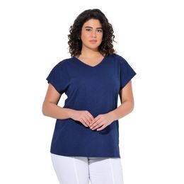 Ulla Popken Shirt in tintenblau | Gr.: 42-44