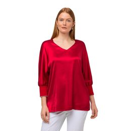 Ulla Popken Bluse in rotbraun | Gr.: 46-48