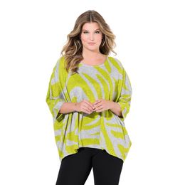 MIAMODA Pullover in limette | Gr.: 50-52