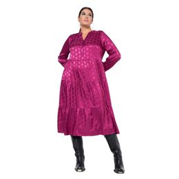 Studio Untold Midikleid in brombeere | Gr.: 46-48