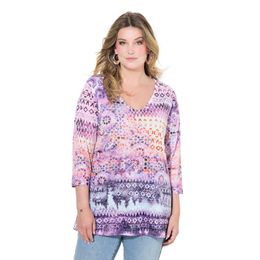MIAMODA Shirt in fliederviolett | Gr.: 50