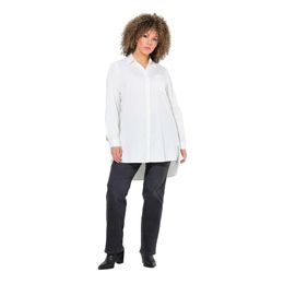 Ulla Popken Hemdbluse in offwhite | Gr.: 54-56