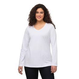 Ulla Popken Shirt in schneewei&szlig; | Gr.: 58-60