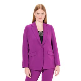 Ulla Popken Blazer in brombeere | Gr.: 42 - Normalgr&ouml;&szlig;e