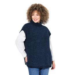 Ulla Popken Pullunder in tintenblau | Gr.: 50-52
