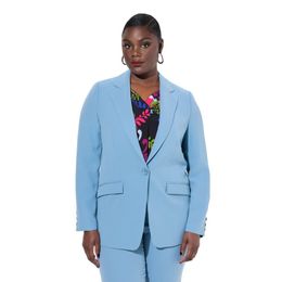 Ulla Popken Blazer in helle kornblume | Gr.: 54 - Normalgr&ouml;&szlig;e