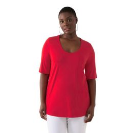 Ulla Popken Shirt in salsa | Gr.: 42-44