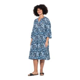Angel of Style Kleid in mattes blau | Gr.: 50
