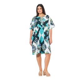 Ulla Popken Kleid in blaut&uuml;rkis | Gr.: 46-48
