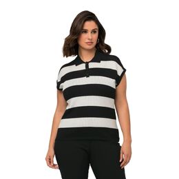 Ulla Popken Pullover in schwarz | Gr.: 54-56