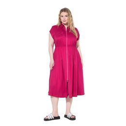 Studio Untold Midikleid in pink rot | Gr.: 50-52