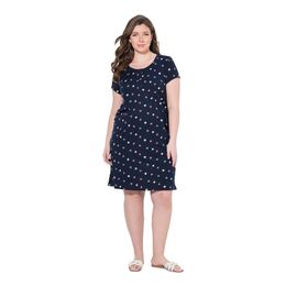Ulla Popken Jerseykleid in marine | Gr.: 46-48