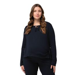 Ulla Popken Langarmshirt in marine | Gr.: 50-52