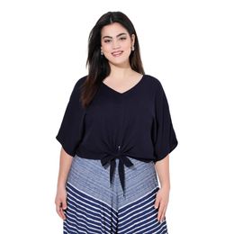 Angel of Style Bluse in dunkelblau | Gr.: 48
