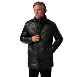 Boston Park Lederjacke in schwarz | Gr.: 76-78