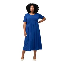 Ulla Popken Kleid in titan blau | Gr.: 54-56