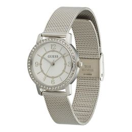 Guess Uhr 'Melody' Damen Gr&ouml;&szlig;e One Size silber / wei&szlig;