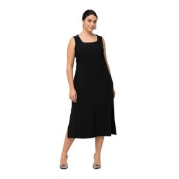 Ulla Popken Midikleid in schwarz | Gr.: 54-56