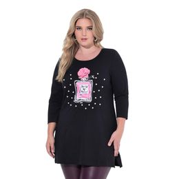 MIAMODA Shirt in schwarz | Gr.: 52