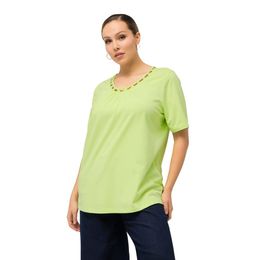 Ulla Popken Shirt in hellgr&uuml;n | Gr.: 50-52