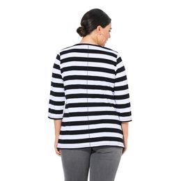 Ulla Popken Shirt in schwarz | Gr.: 46-48