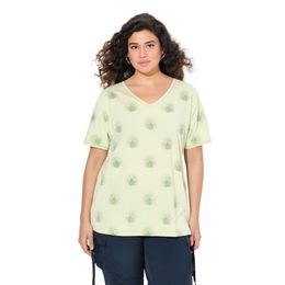 Ulla Popken Shirt in pistazie | Gr.: 50-52