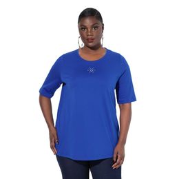 Ulla Popken Shirt in kobaltblau | Gr.: 50-52