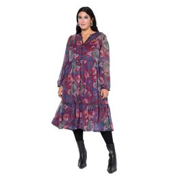 Studio Untold Kleid in dunkel kirschrot | Gr.: 46-48