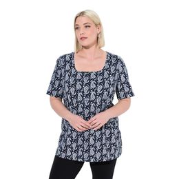 Ulla Popken Longshirt in marine | Gr.: 54-56