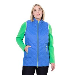 Ulla Popken Weste in pfauenblau | Gr.: 54-56